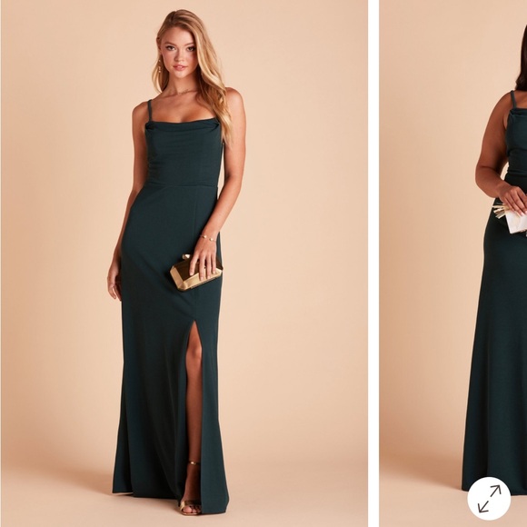 Birdy Grey | Dresses | Birdy Grey Ash Dress Crepe Emerald | Poshmark